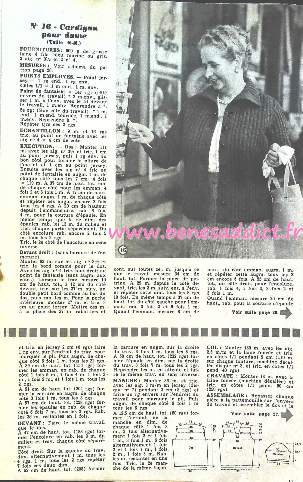 GRATUIT 38 Modèles Tricot Machine et Main 1960 pour toute la famille ...