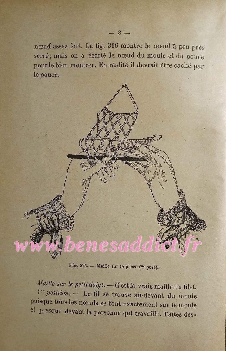 Le Filet avec Navette Méthode COMPLÈTE Réaliser Dentelle, Filet de ...